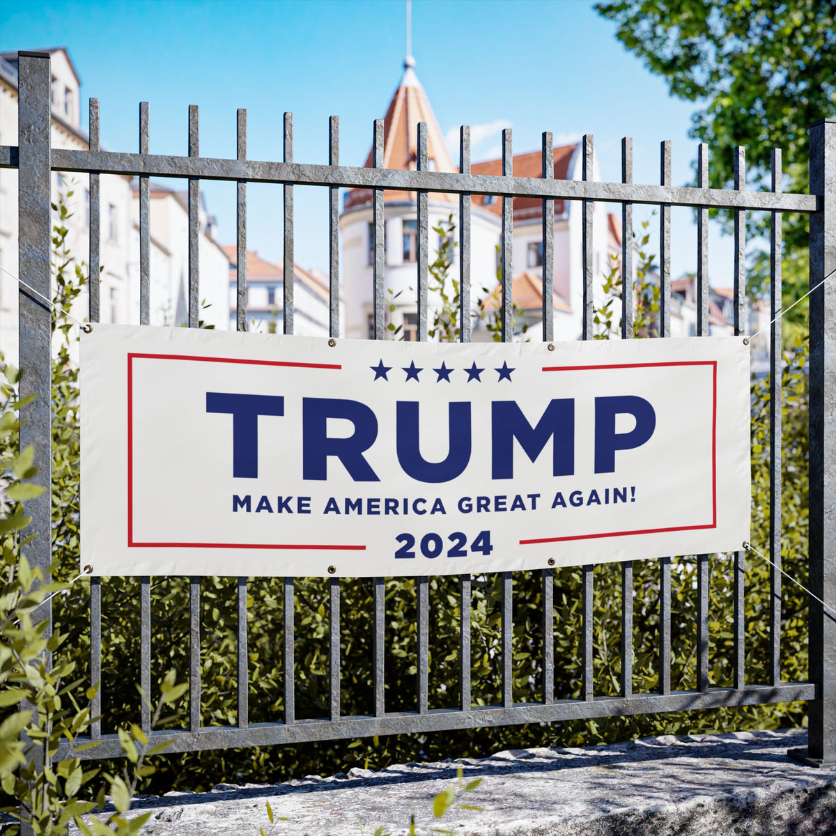 Trump 2024 Outdoor Banner (6' Wide, Vinyl) – 2024 Election